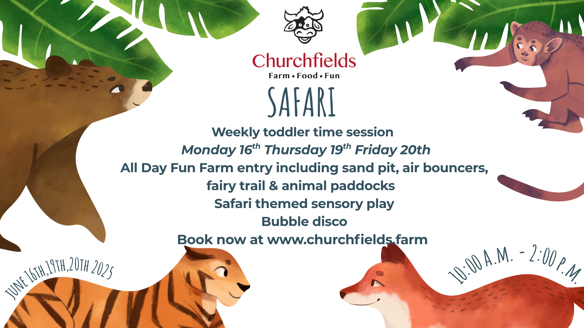 Toddler Time - Safari | Churchfields Farm