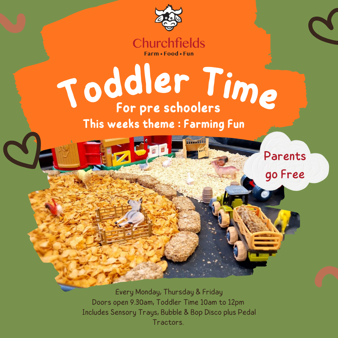 Toddler Time - Fun on the farm | Churchfields Farm